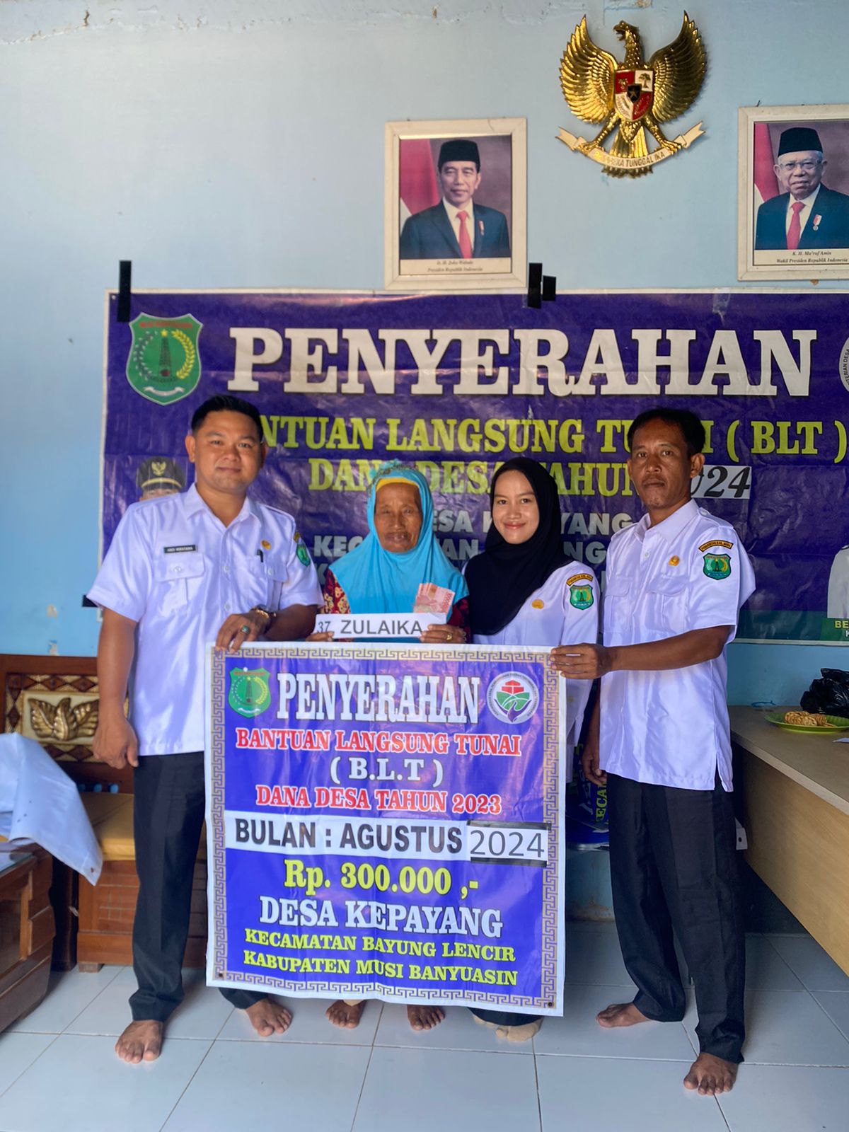 Pemdes Kepayang Salurkan BLT-DD Periode Ke III Bulan Juli - September Tahun 2024 Kepada 64 KPM ...